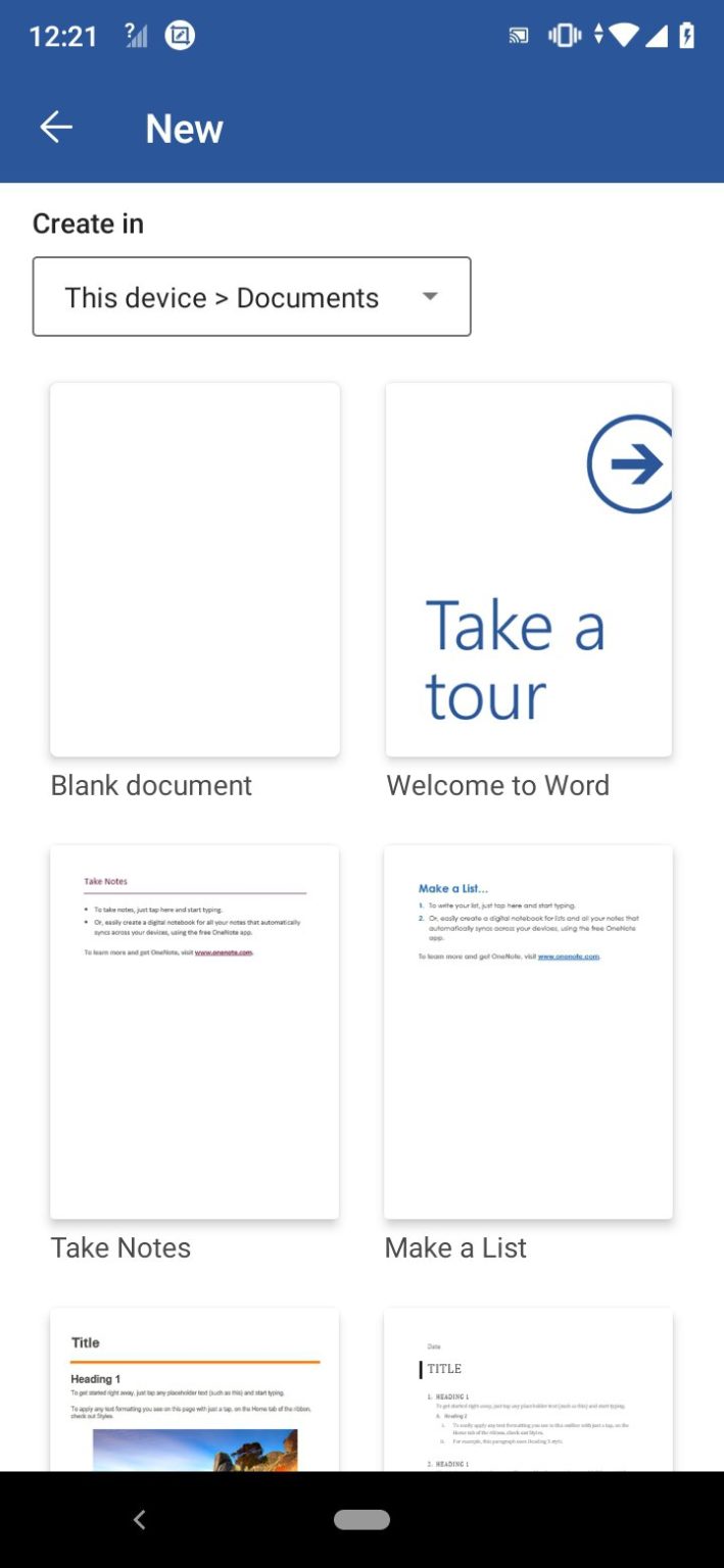 Télécharger Microsoft Word APK - MonAndroid